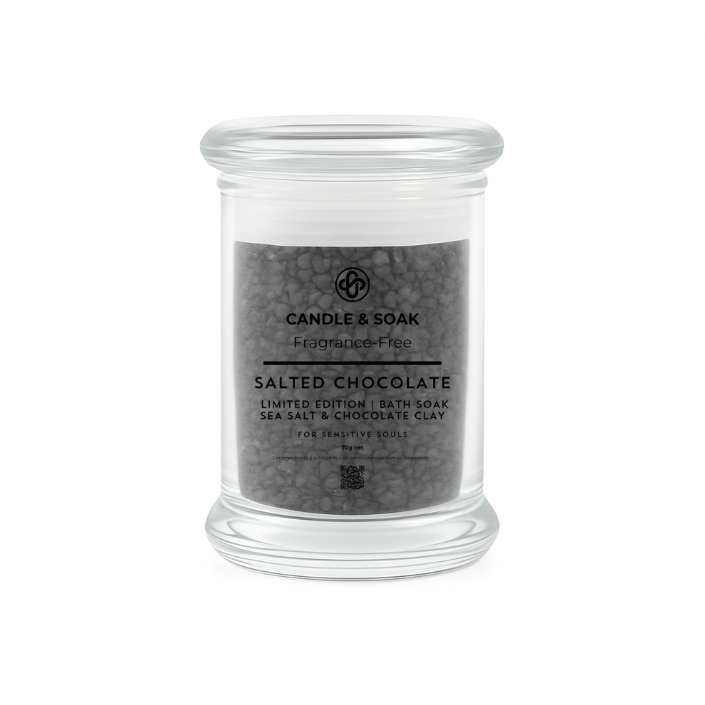 Candle & Soak | Fragrance-Free | Salt Soak Minis – Limited Edition